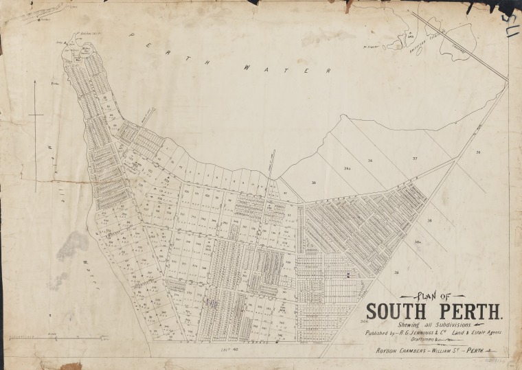 Plan of South Perth : - JPG 106.6 KB