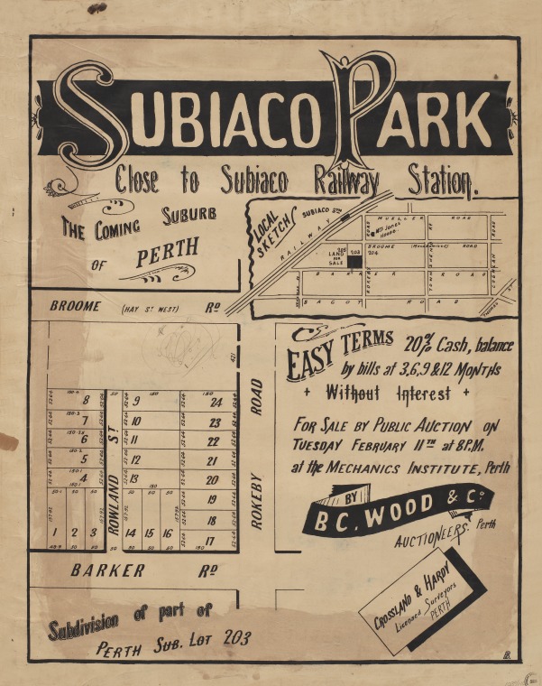 Subiaco Park. - JPG 152.8 KB