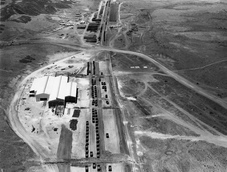 Robe River Railway workshops and yards, Cape Lambert, 19 February 1972 ...