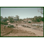 The Fitzroy River Barrage under construction, August 1961.