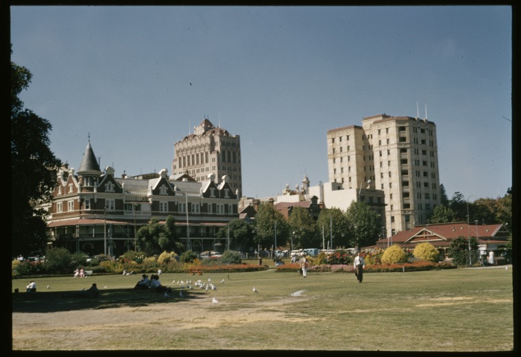 Esplanade Hotel, Colonial Mutual Life and Lawson Apartments viewed from ...