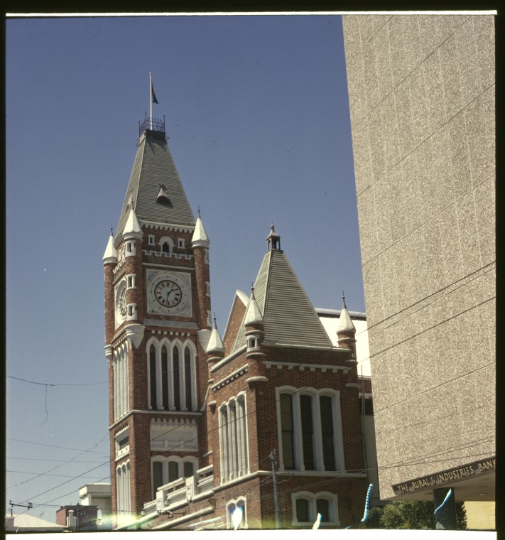 Perth Town Hall and the R&I Bank building, Barrack Street, Perth. - JPG ...