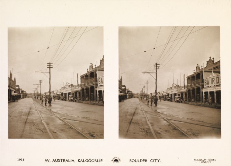 Stereographic view of Burt Street, Boulder, Western Australia. - JPG 80 ...