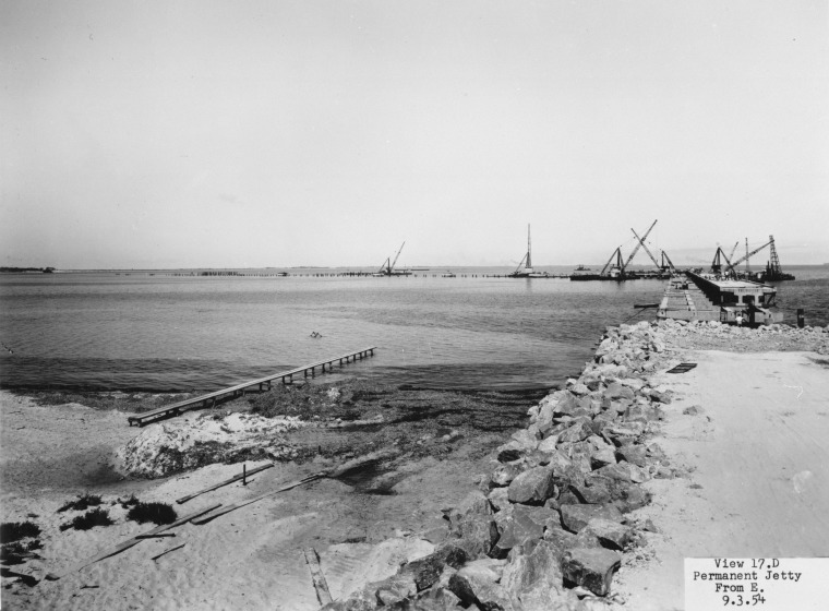 Copies of photographs of the construction of BP Refinery, Kwinana, 1953 ...