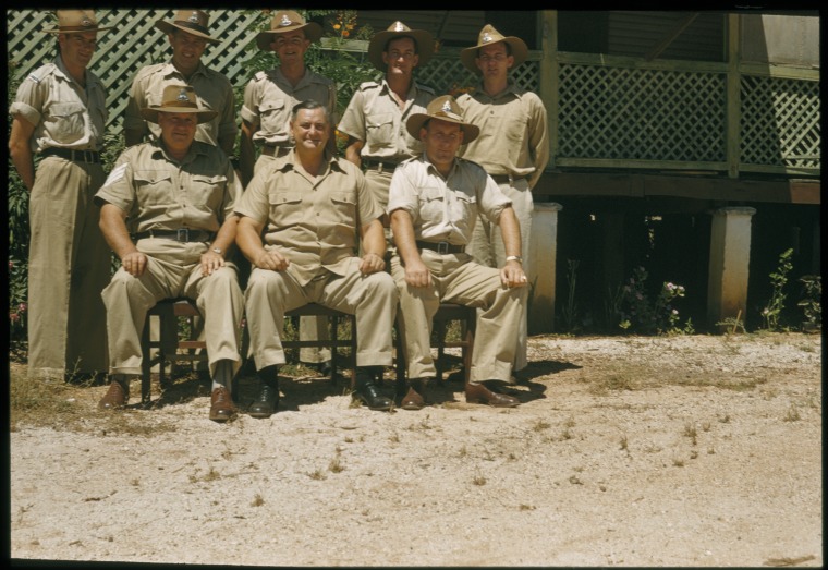 Group portrait of Broome police officers, Western Australia. - JPG 136.0 KB
