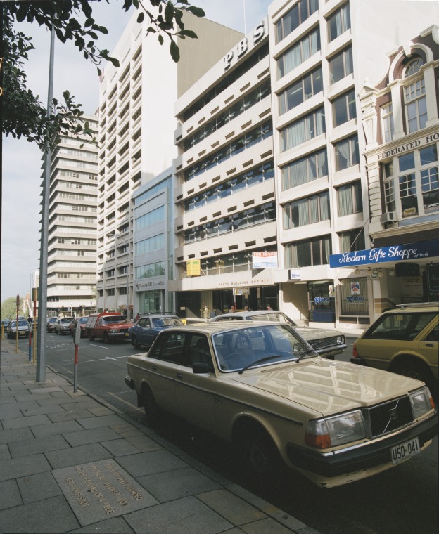 Perth Building Society building exterior and interior, 25 Barrack ...