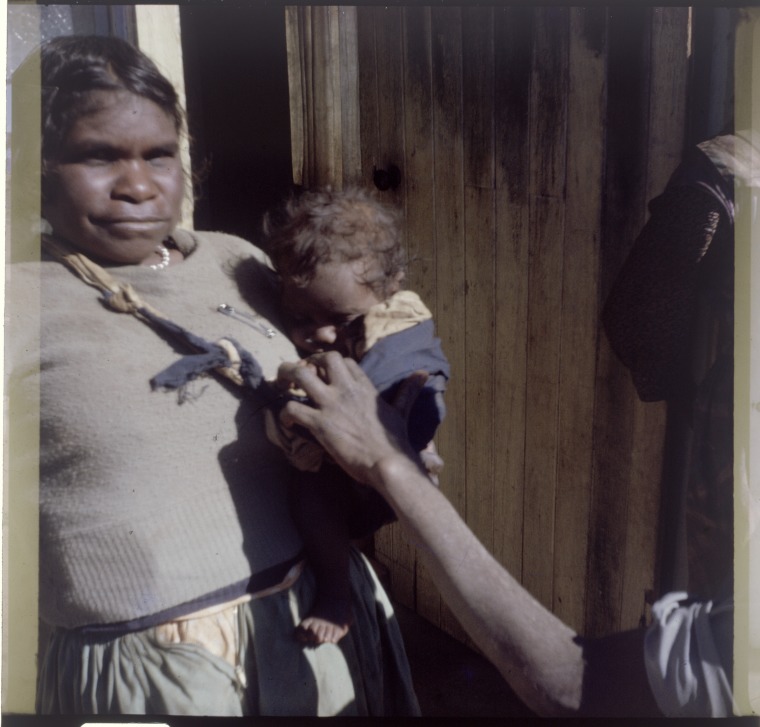 Judith Donaldson & baby Sharon. - JPG 99.7 KB