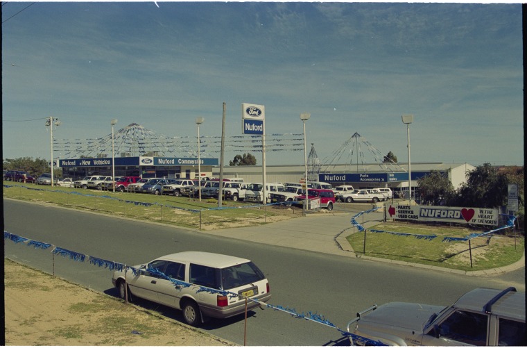 Nuford Wanneroo car yard, 6 Berriman Drive, Wangara, 7 August 1995 ...