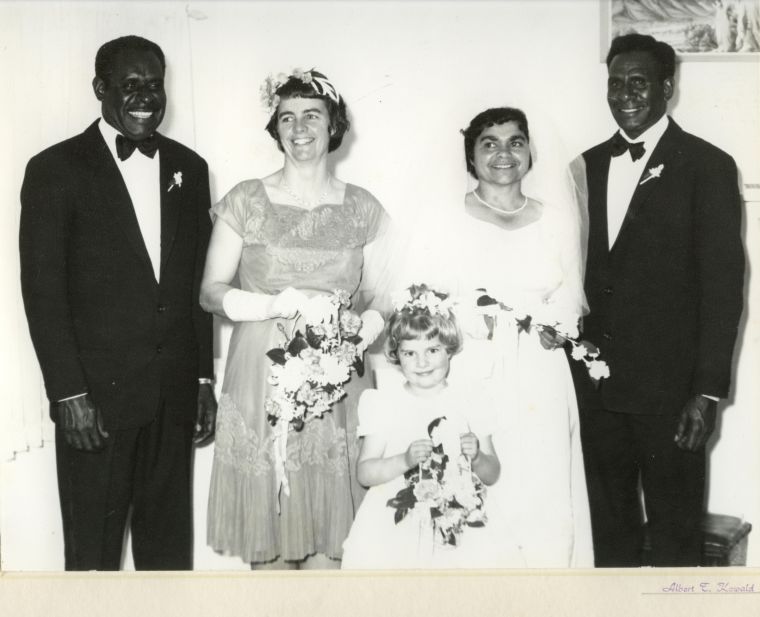 Wedding of Gladys Vincent and Bill Tapim at the Gnowangerup Baptist ...