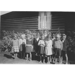 Young children at Roelands Native Mission.