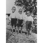 Ronnie Mills, Terry George and Owen Yates at Roelands Native Mission.