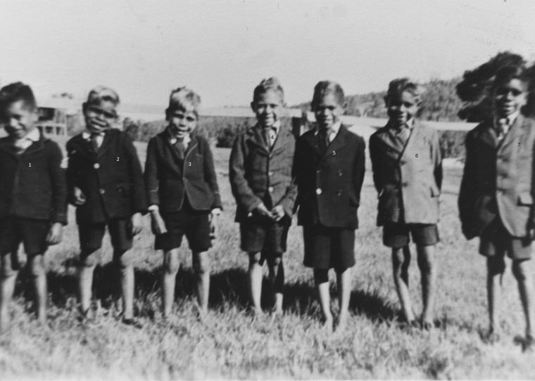 Boys at Roelands Native Mission. - JPG 103.7 KB