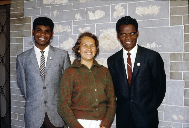 Bernard Newberry, Marie Collard and Jonathan Bates, students at ...