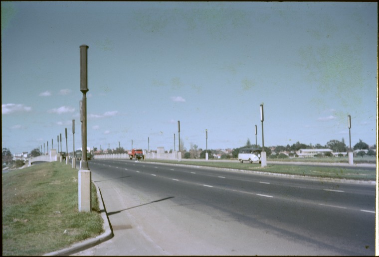 Southward view along the Causeway, Perth to Victoria Park, Western ...
