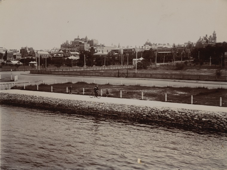 Perth Foreshore improvements and a view across Barrack Street to the ...