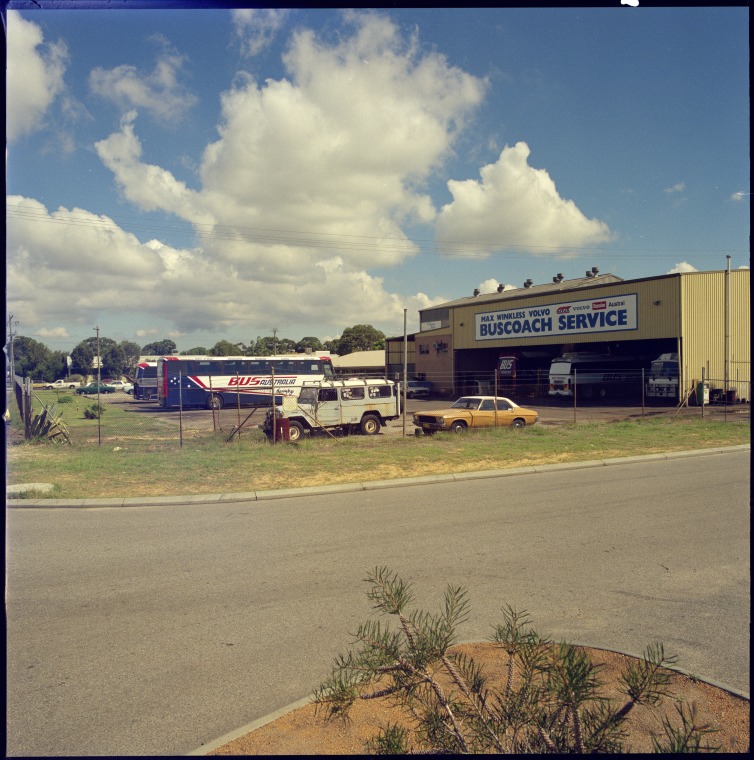 Max Winkless Buscoach Service, 77 Belmont Avenue corner Campbell Street ...