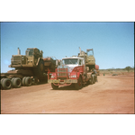 Roadworks on the Great Northern Highway on Sandfire Flats, Kimberley ...