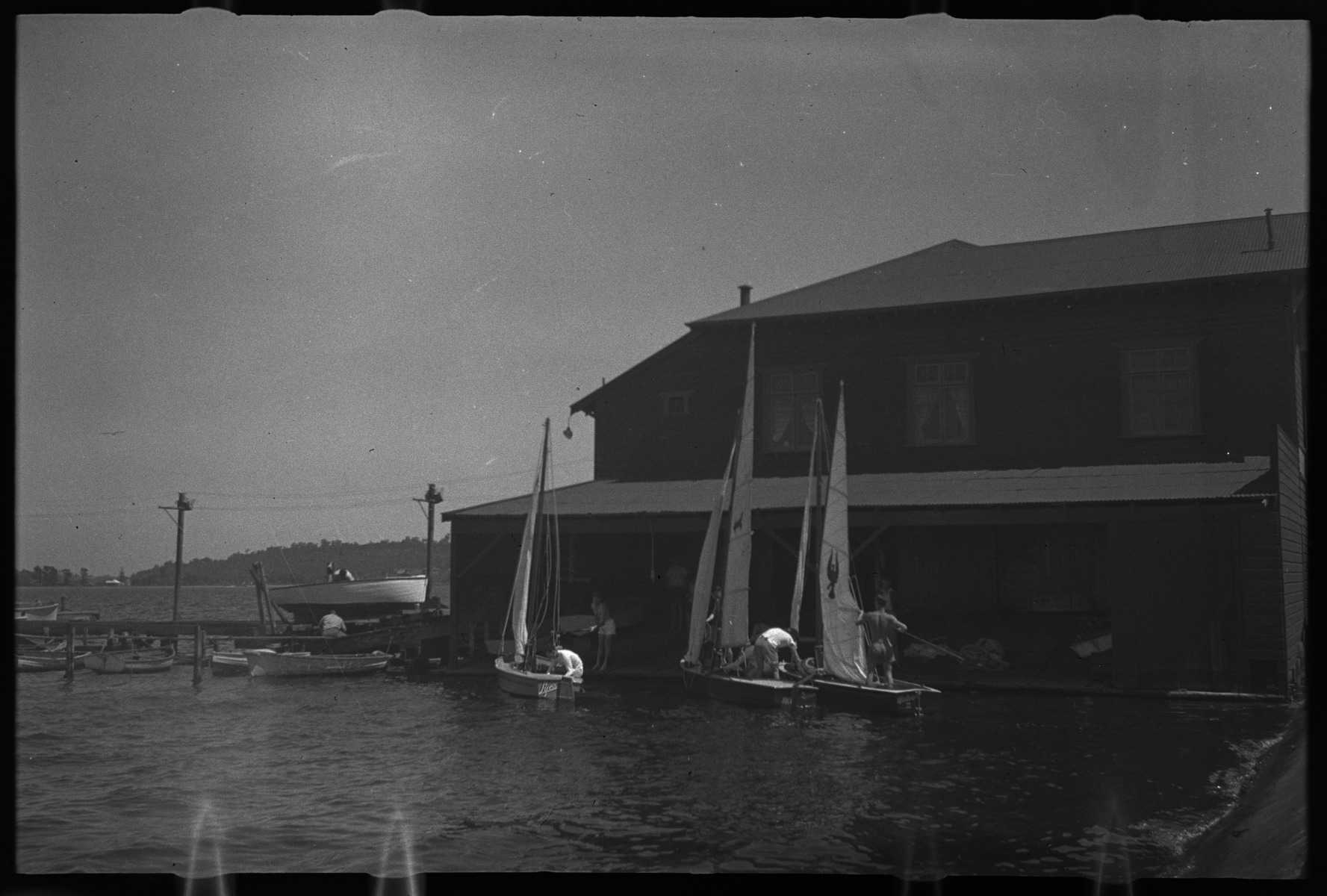 Western Australian Rowing Club, Swan River on the Perth foreshore ...