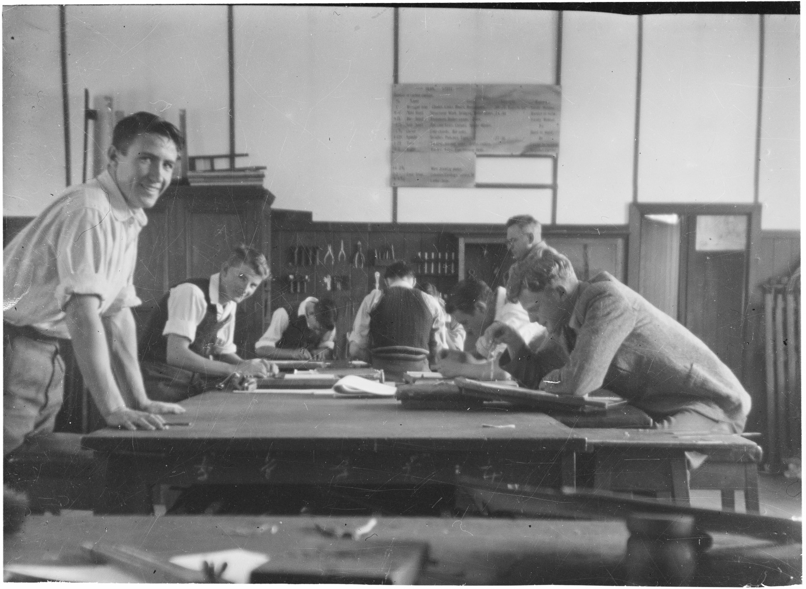 Technical drawing class, Albany High School, Western Australia. - JPG ...