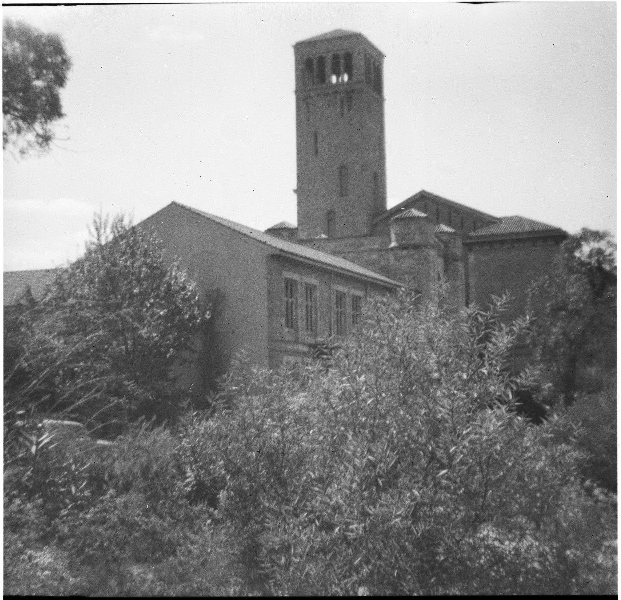 Winthrop Hall and Administration building viewed from the west ...