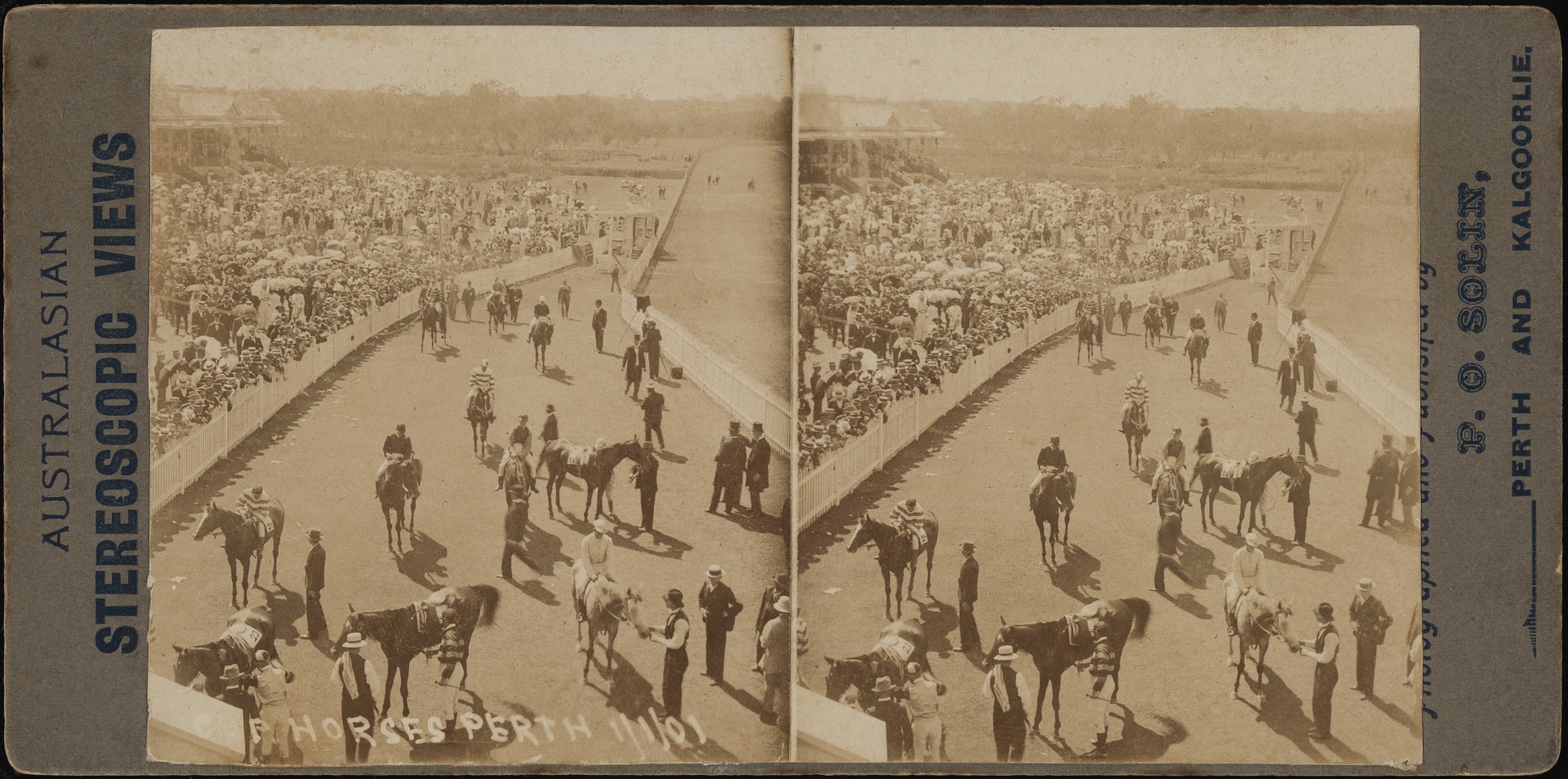 Perth Cup at Ascot Racecourse, Western Australia, 1 January 1901. - JPG ...