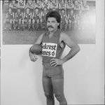 Les Fong, Captain of West Perth Football Club, 27 June 1984.