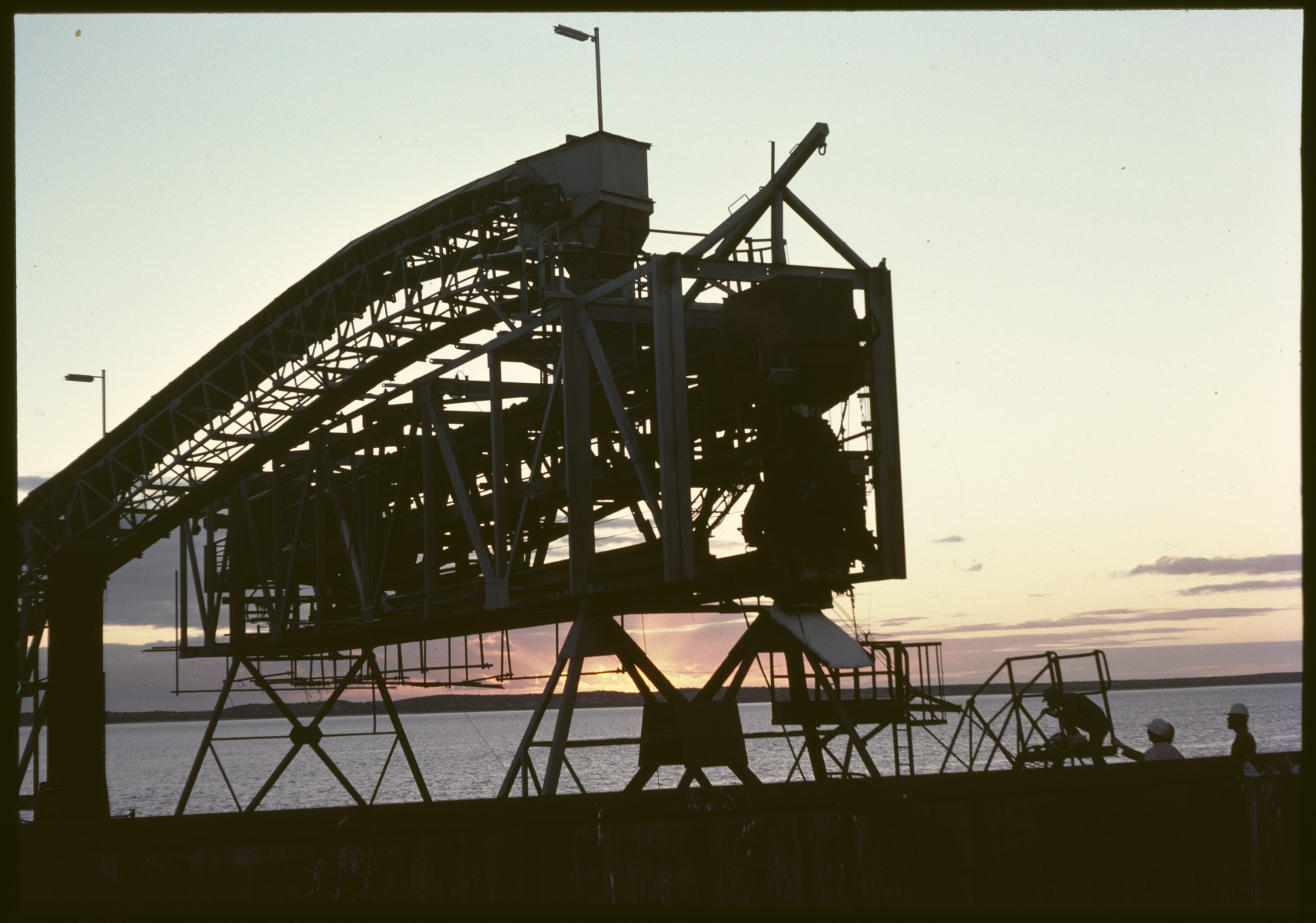 Japanese Ship Hijiri Maru loading salt at Slope Island, Useless Loop ...