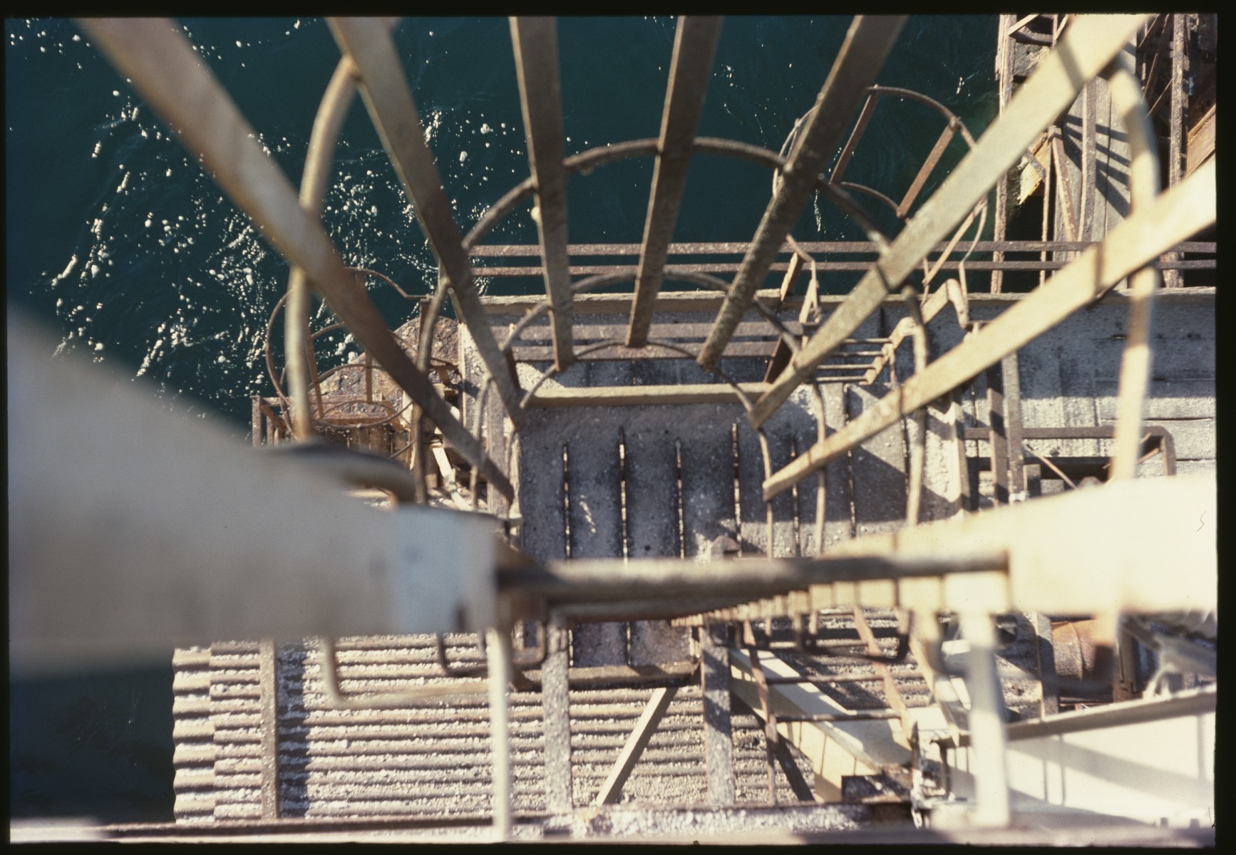 Japanese Ship Hijiri Maru loading salt at Slope Island, Useless Loop ...
