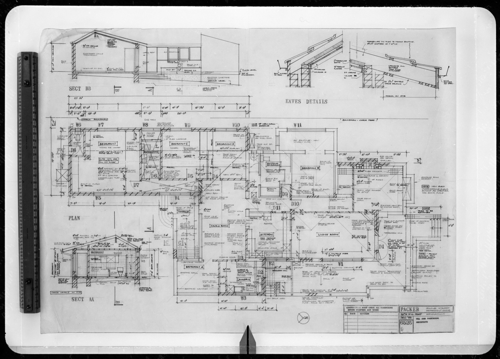 House alterations for Dr Peter Packer and his wife Glendyr at 58 Irvine ...