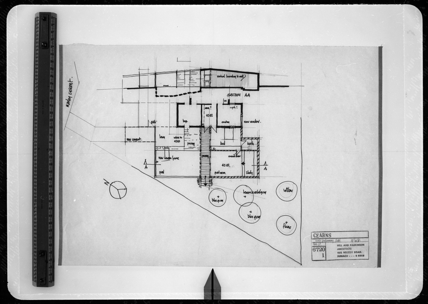Plans for additions to the home of Ian and Valma Cearns, 7 Tilton ...