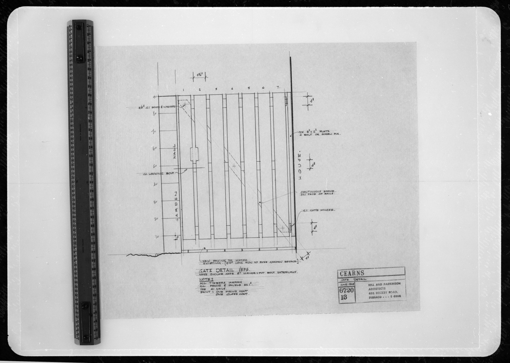 Plans for additions to the home of Ian and Valma Cearns, 7 Tilton ...