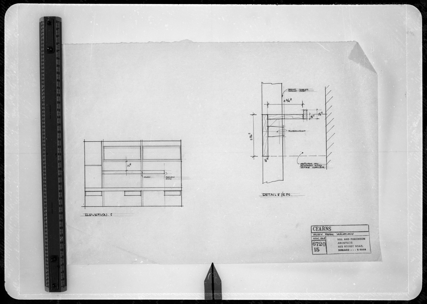 Plans for additions to the home of Ian and Valma Cearns, 7 Tilton ...