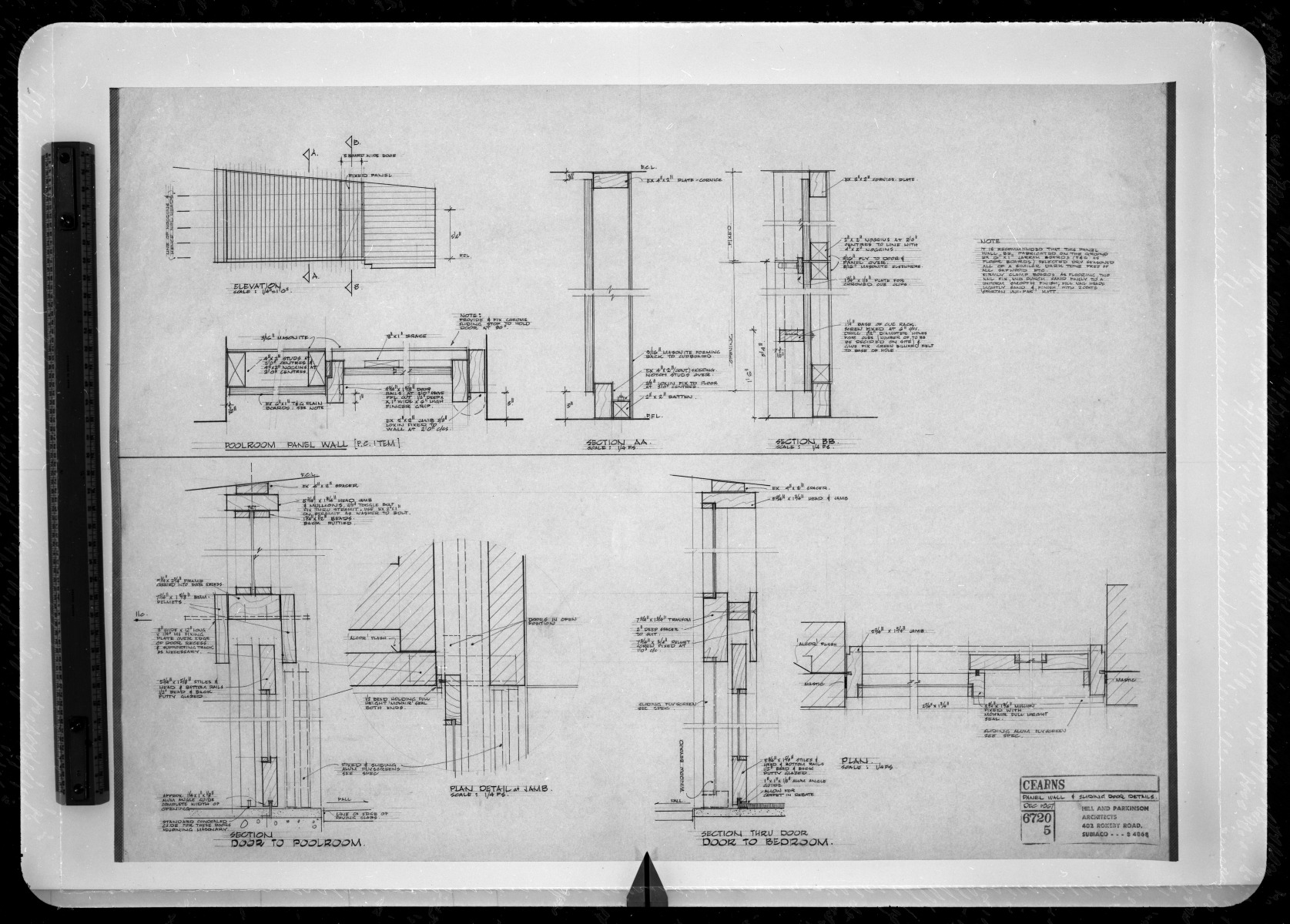 Plans for additions to the home of Ian and Valma Cearns, 7 Tilton ...