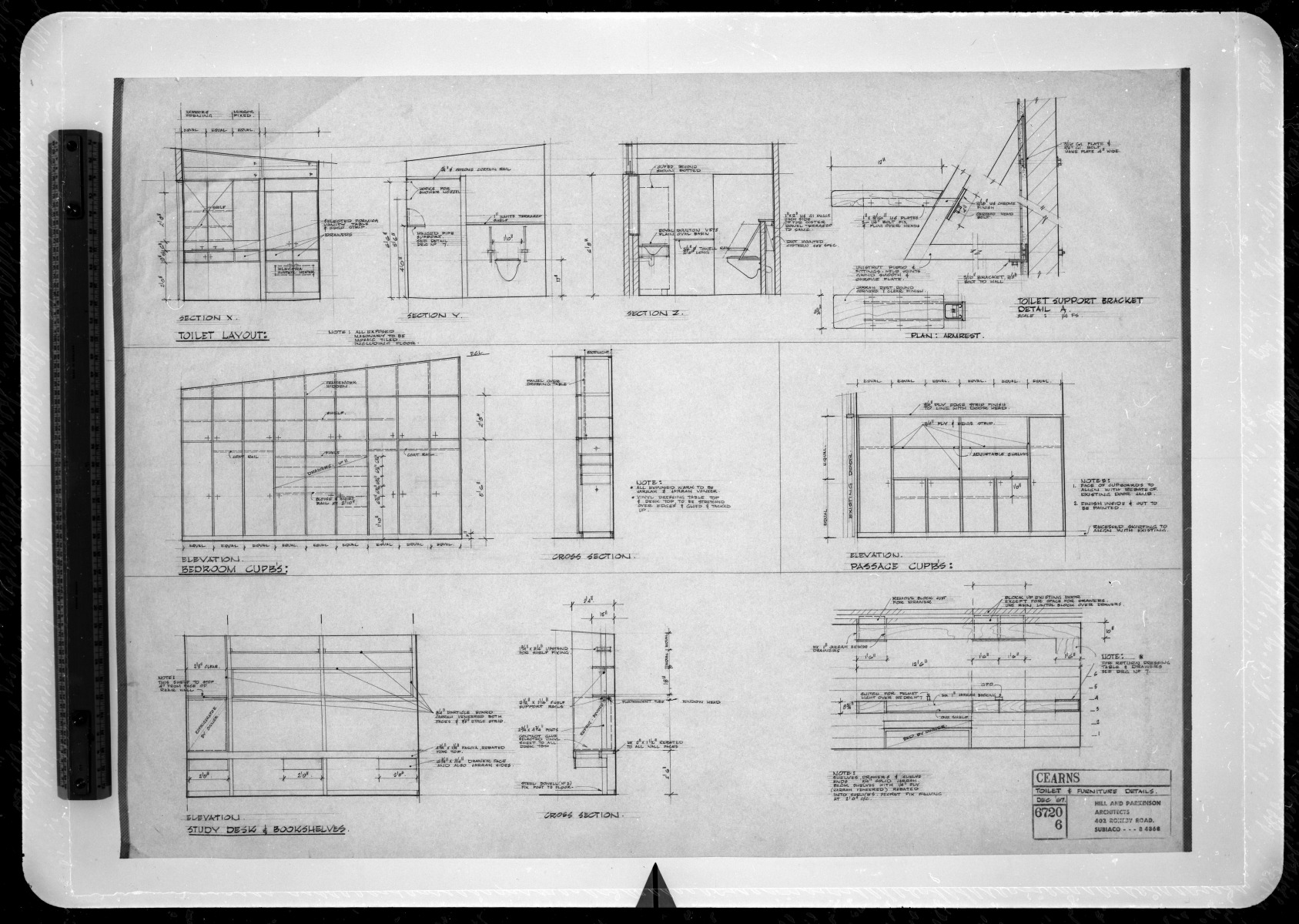 Plans for additions to the home of Ian and Valma Cearns, 7 Tilton ...