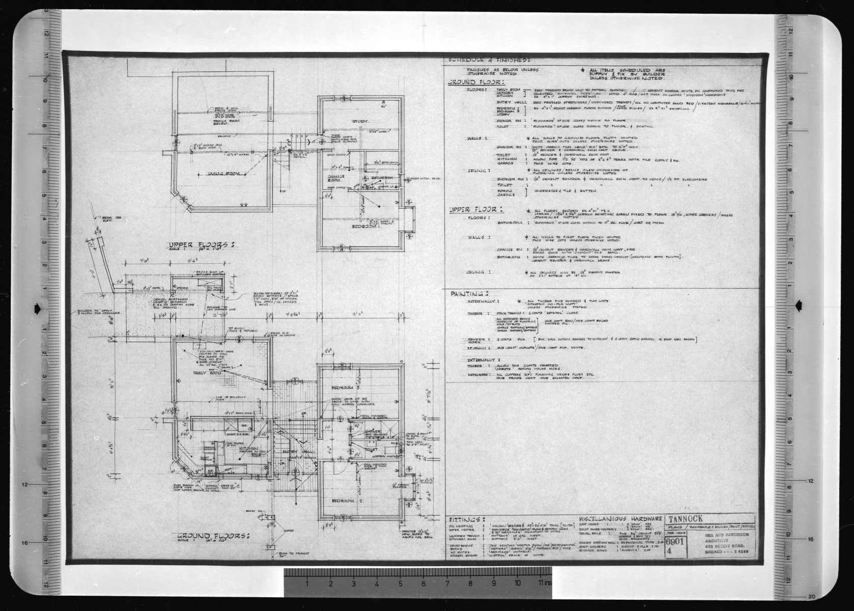Plans for the home of Peter and Carolyn Tannock, 10 Orana Crescent ...