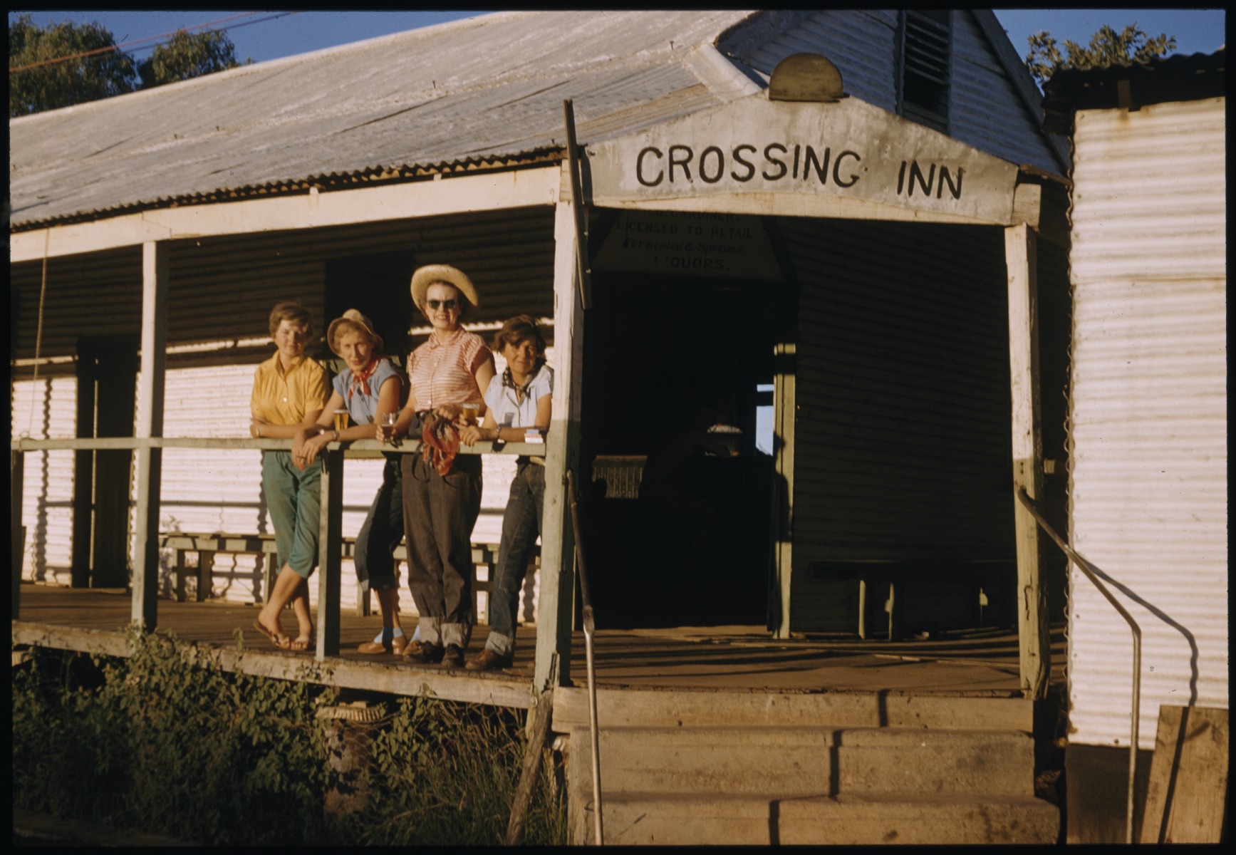 Le Souef family members at the Crossing Inn, Fitzroy Crossing, Western ...