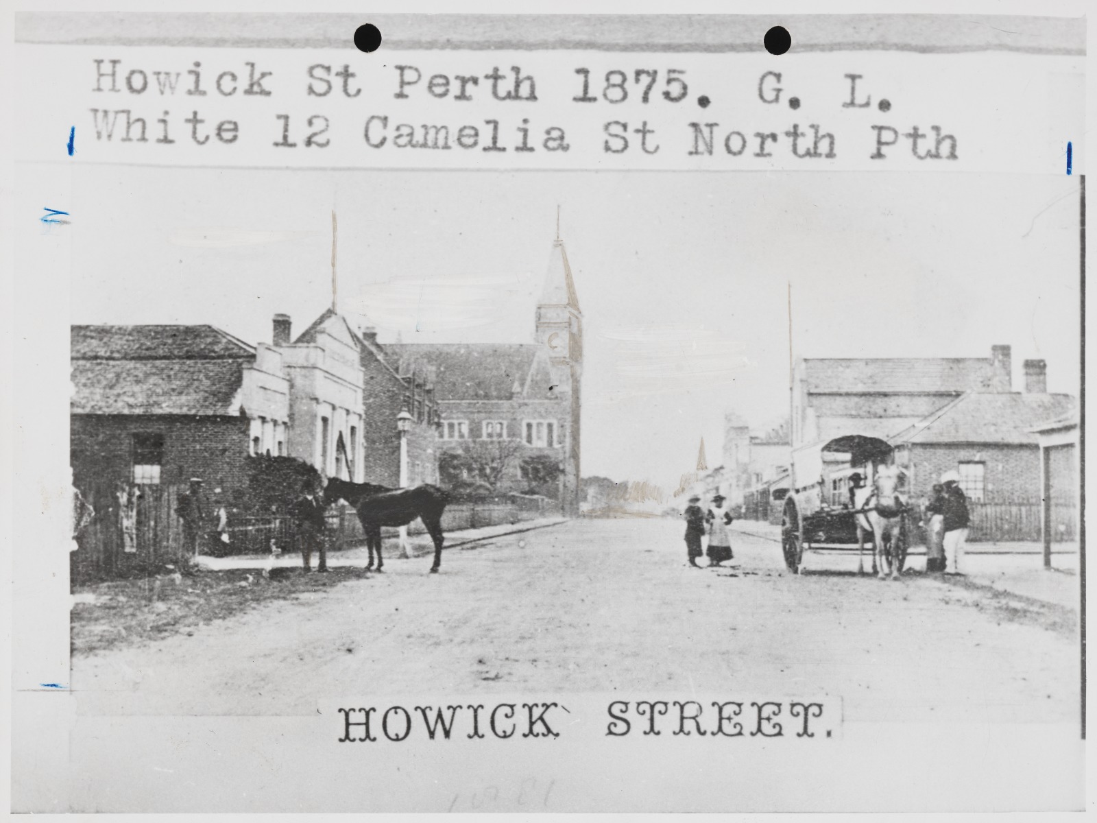 Howick Street (later Hay Street), Perth. - JPG 292.2 KB