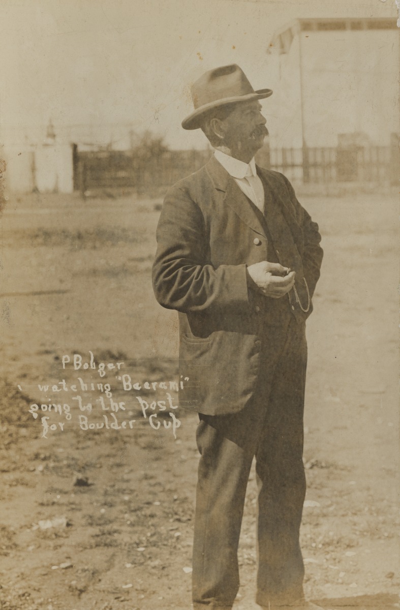 Horse trainer Patrick Bolger, Western Australia. - JPG 170.5 KB