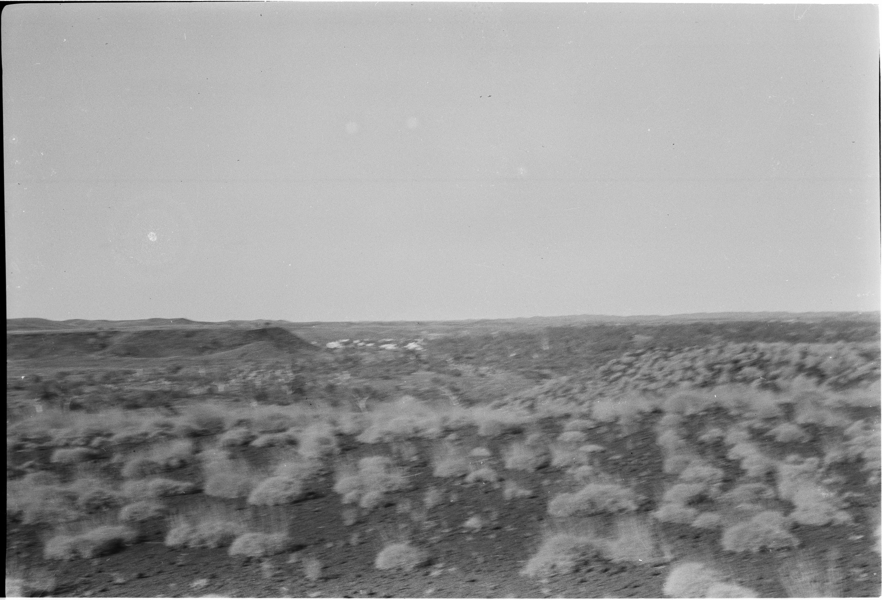 Nullagine viewed across the surrounding countryside, Western Australia ...