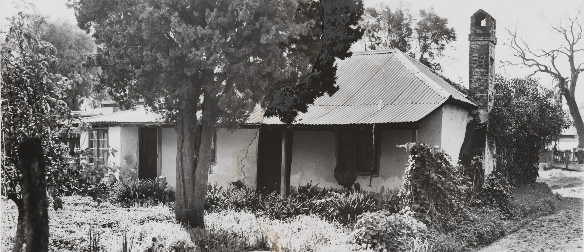 Cottage in a garden on the north side of Adelaide Terrace between Hill ...