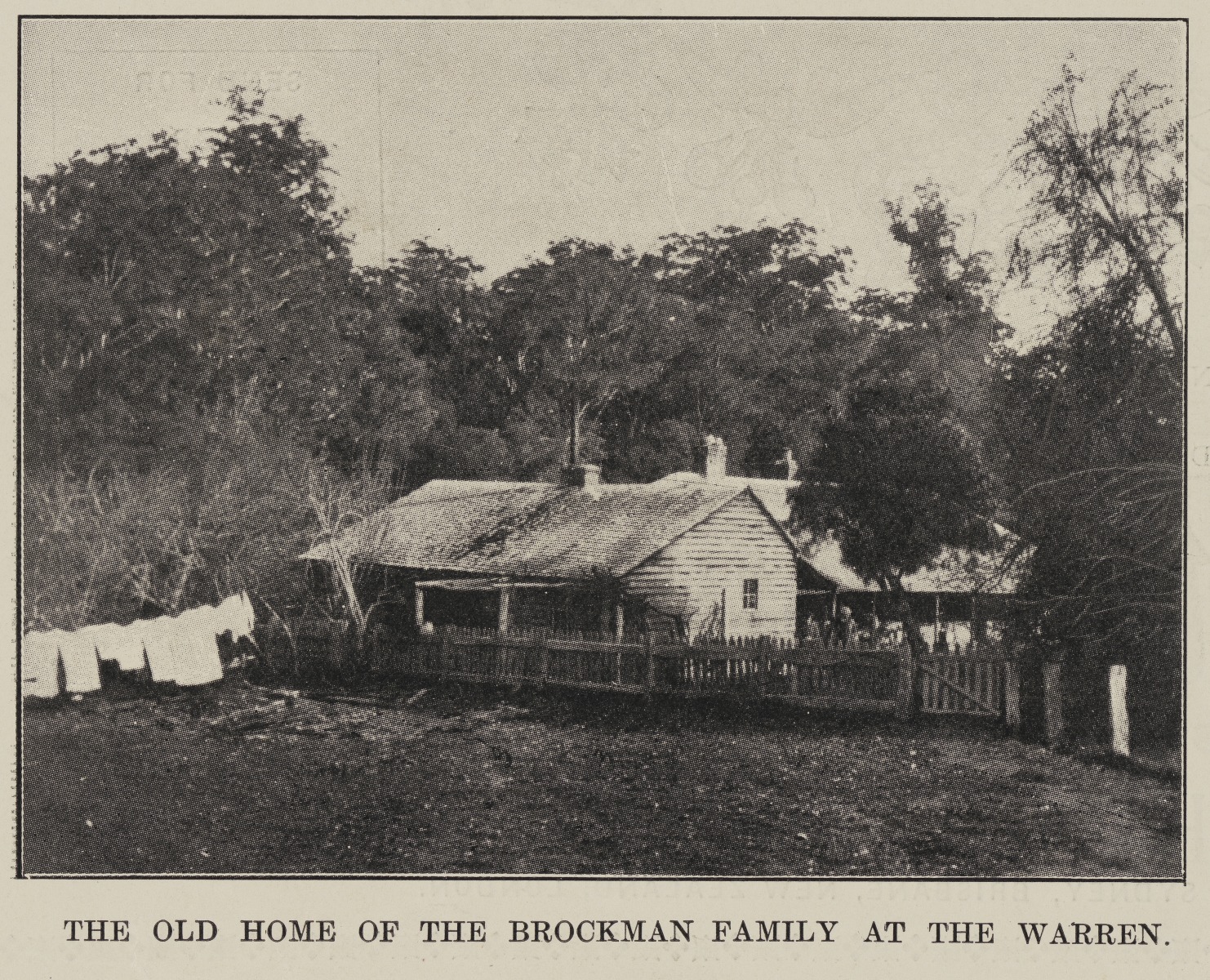 The old home of the Brockman family at the Warren. - JPG 897.1 KB