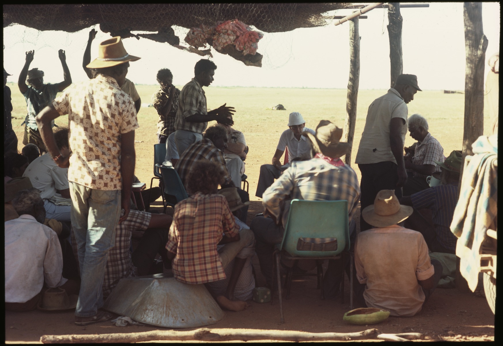 Members of the Yungngora Community meeting with government ministers ...