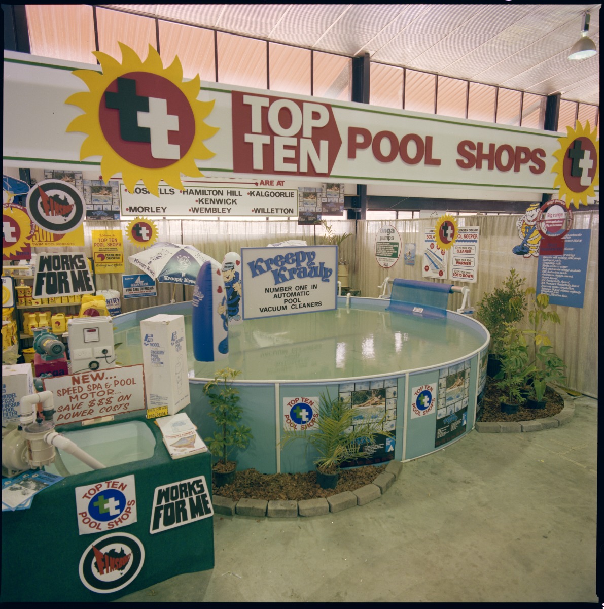 Interiors of two Top Ten Pool Shops, Perth, 6 August 1982. - State ...