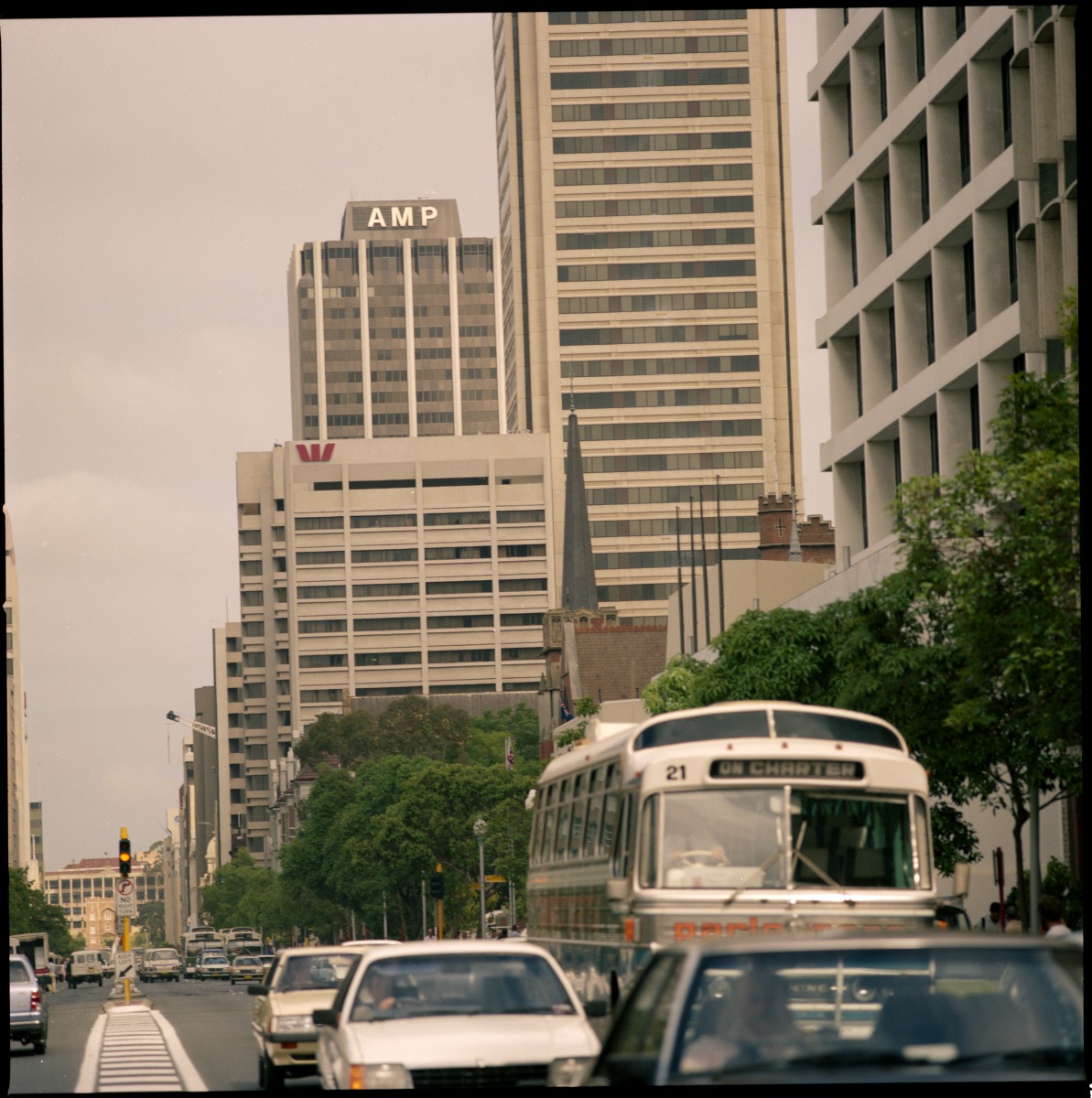 St Georges Terrace, Perth, 20 December 1983. - JPG 314.2 KB