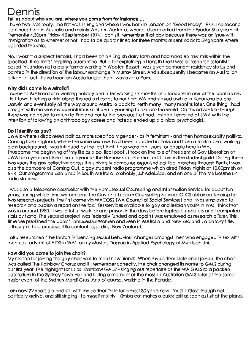 Interview with Dennis Talbot in 2019 / - PDF 51.0 KB