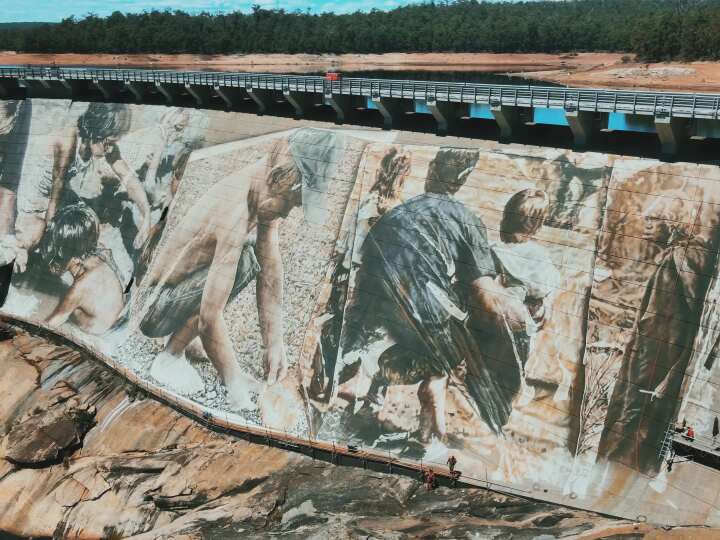 Wellington Dam Mural - MP4 7.6 MB