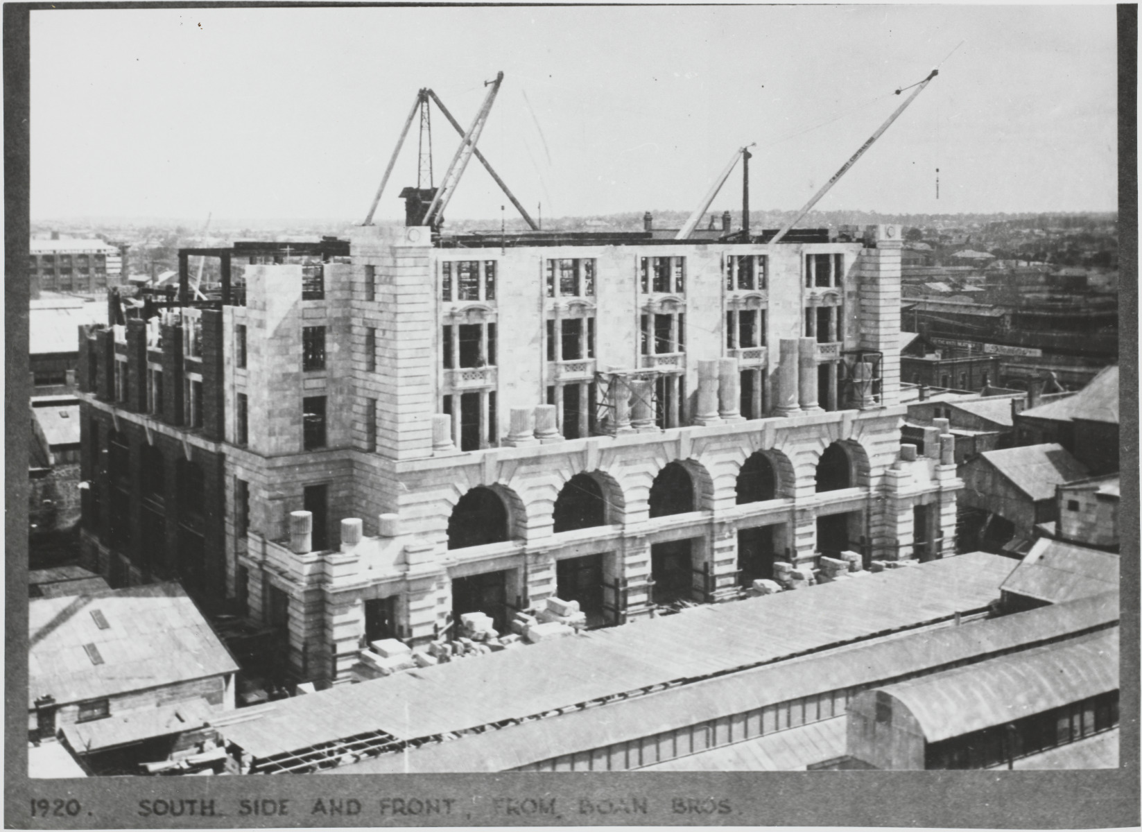 South side and front from Boan Bros, the General Post Office, Perth ...
