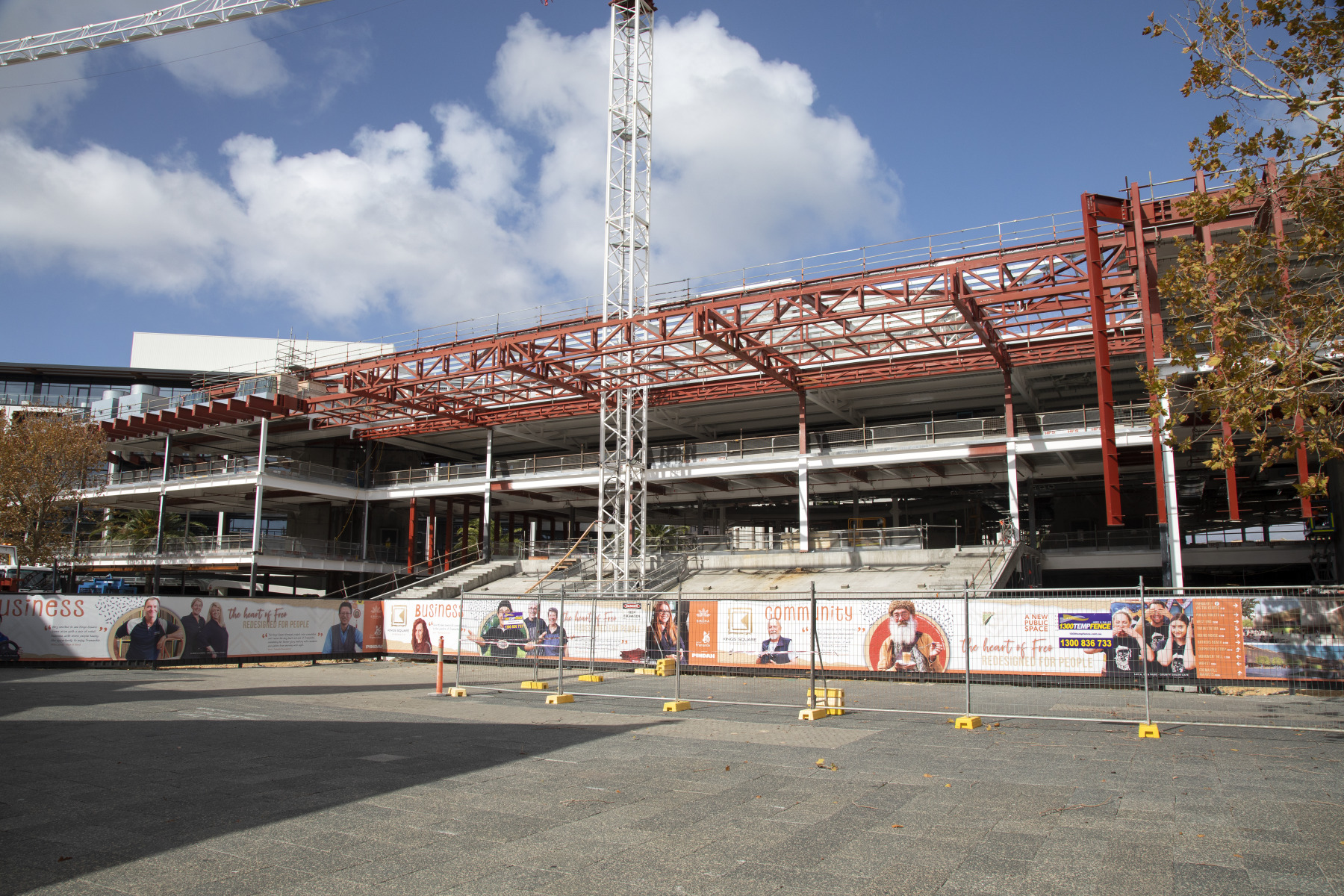 Kings Square redevelopment construction, 6 May 2020. - JPG 914.5 KB