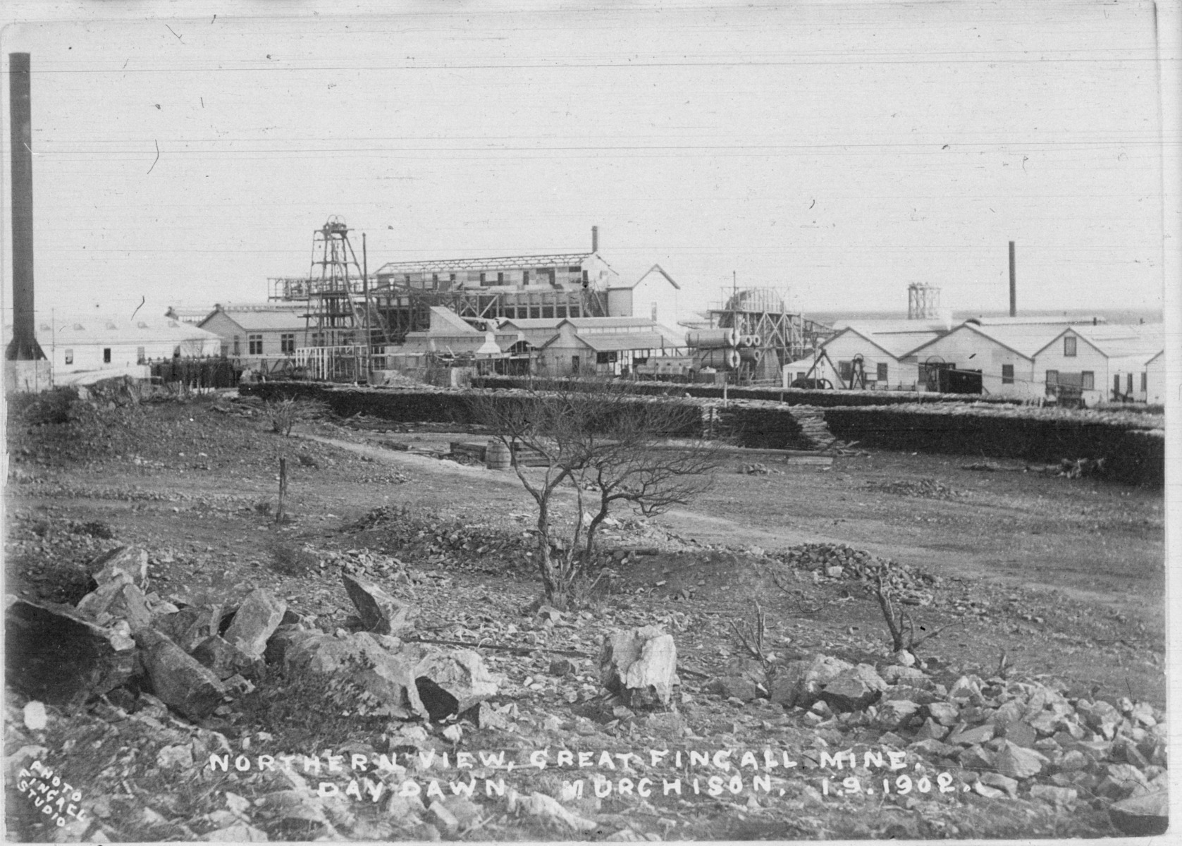 Northern view Great Fingall Mine, Day Dawn, Murchison, 1.9.1902 / - JPG ...