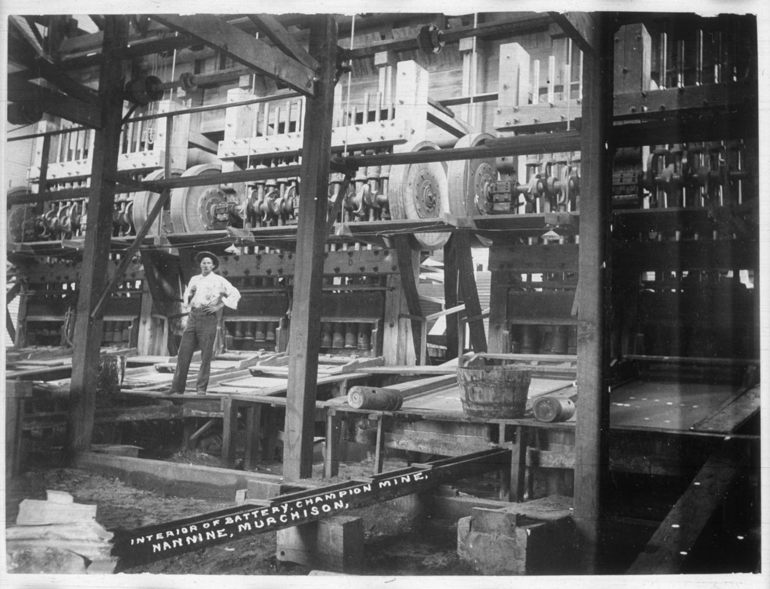 Interior of battery, Champion Mine, Nannine, Murchison. - JPG 400.1 KB